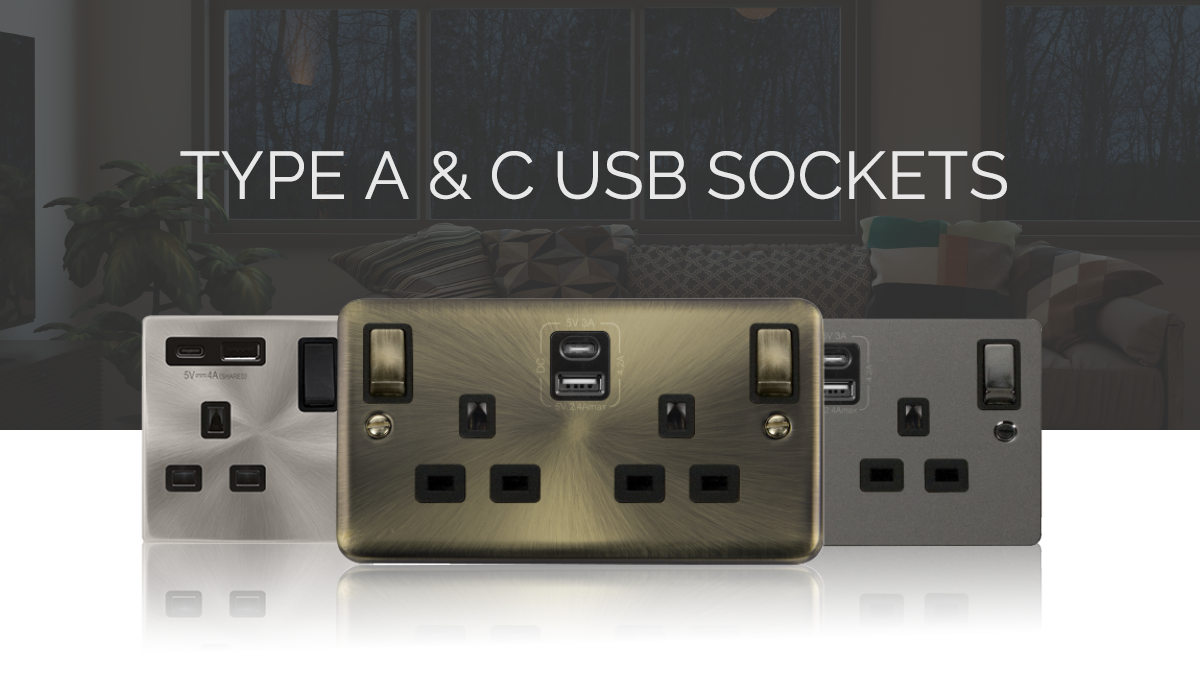 Click Scolmore | Type A & C USB Sockets